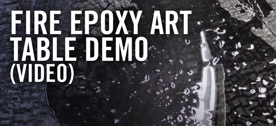 Fire Epoxy Table- Woodworking Projects - Resin Art [VIDEO] – Better Boat