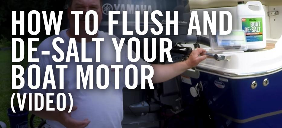 How to flush and De-Salt Your Boat Motor BETTER! (Outboards or Inboard ...