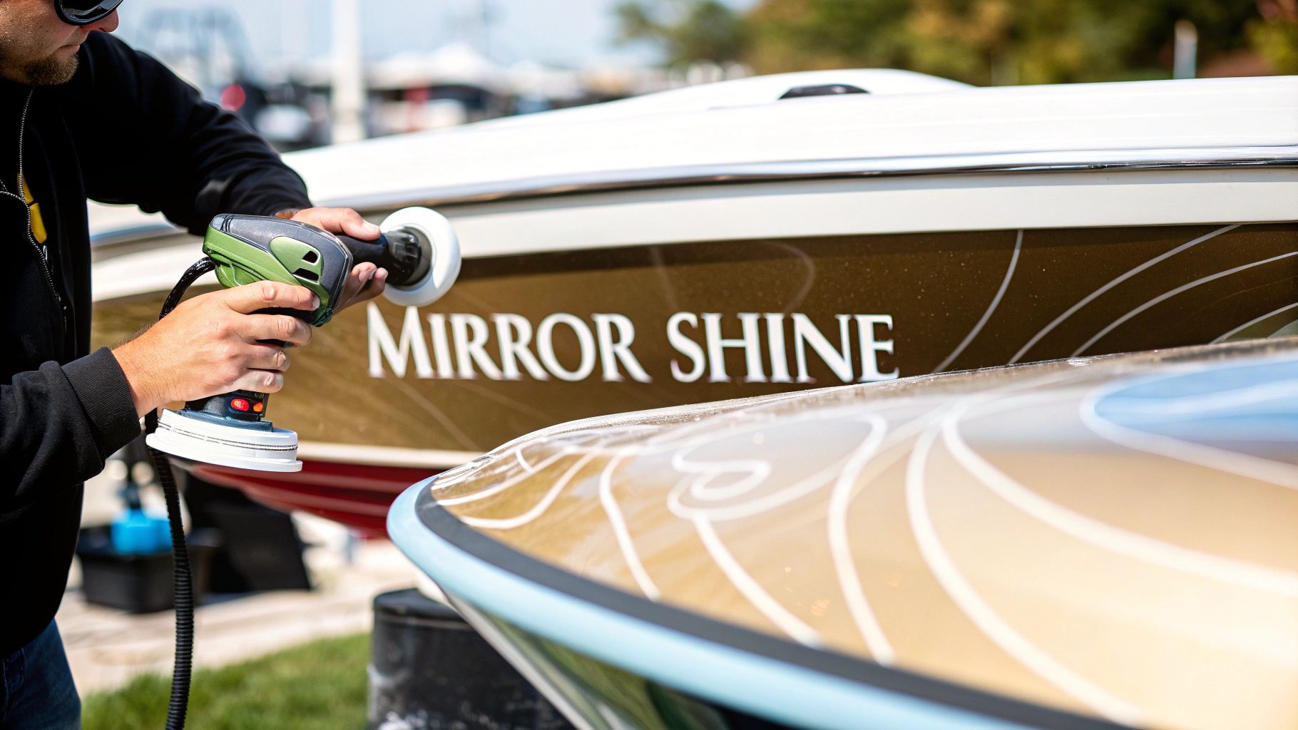 How to Polish Fiberglass to a Mirror Shine | Better Boat