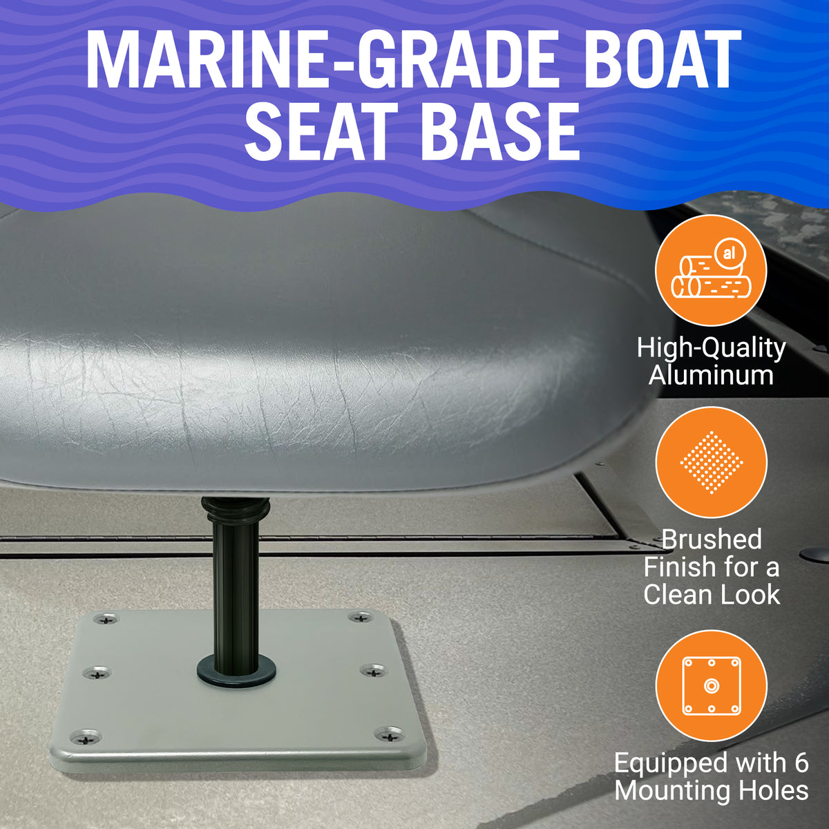 Boat Seat Pedestal Base Plate – Better Boat
