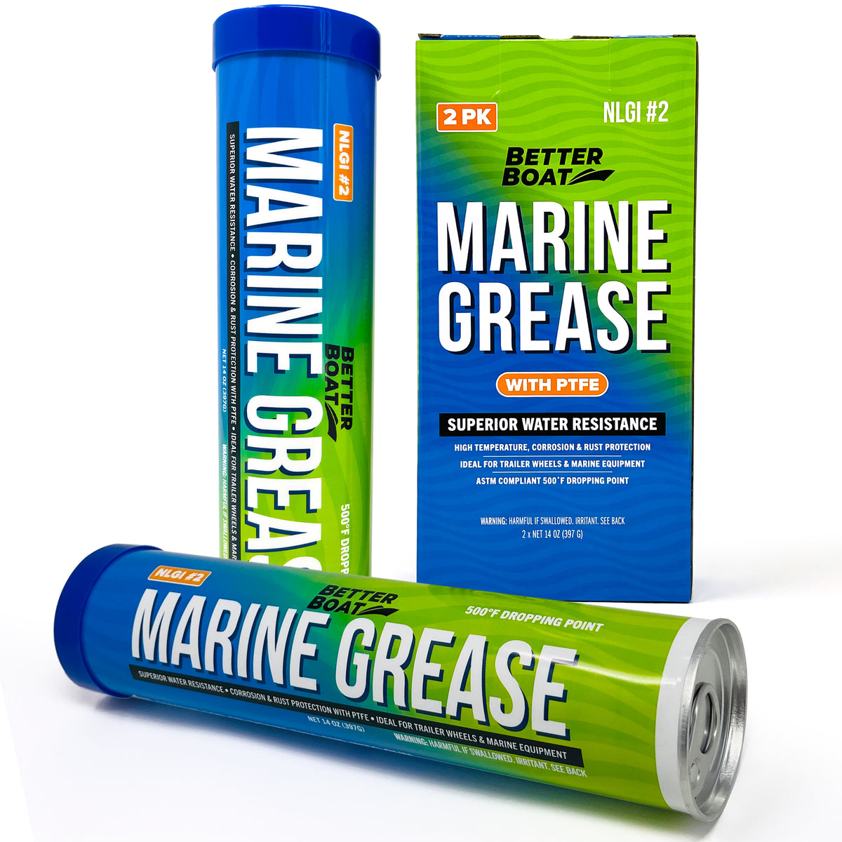 Marine Grease Tube 3oz or 14oz – Better Boat