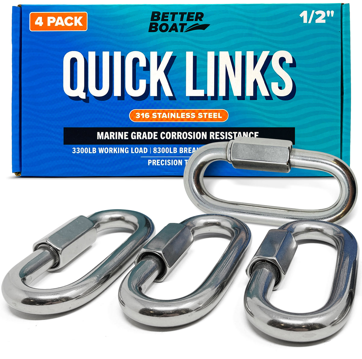 Stainless Steel Quick Links – Better Boat