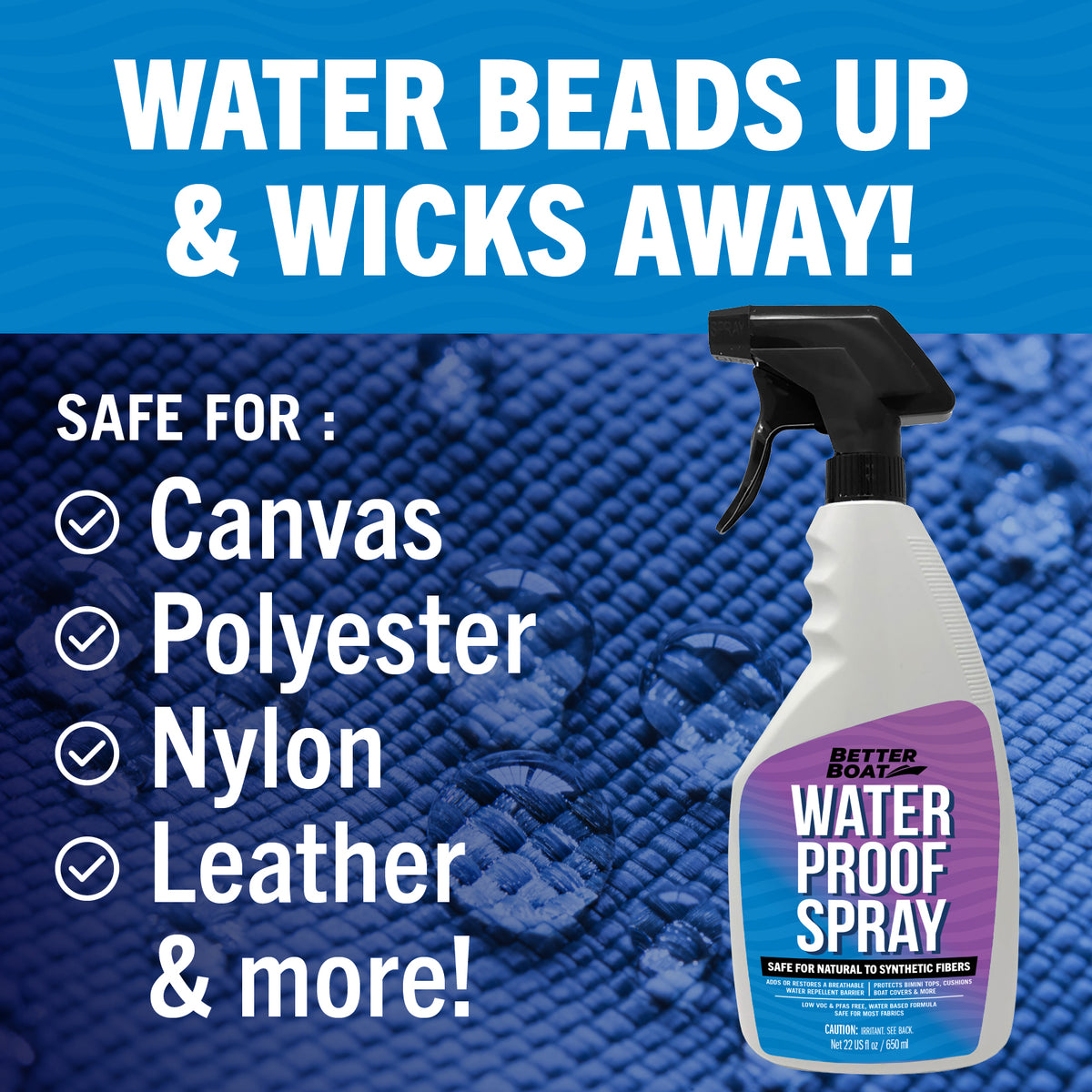 Fabric Waterproofing Protective Spray | Fabric Sealer Spray – Better Boat