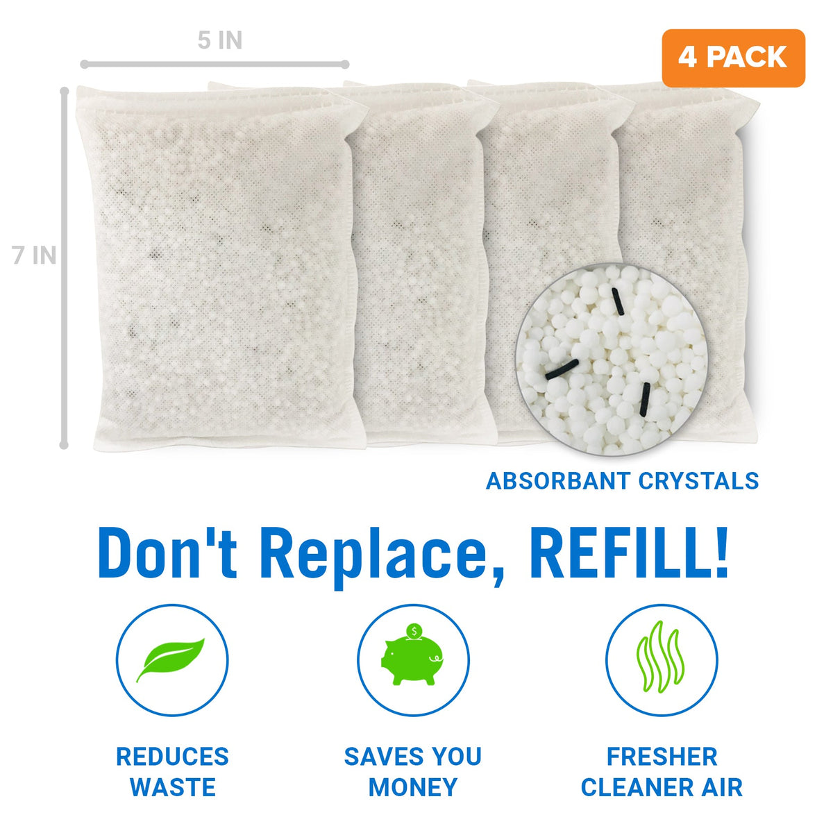 Dehumidifier Refill Bags with Moisture-Absorbing Pellets – Better Boat